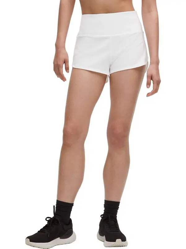 Lululemon Speed Up High-rise Lined Short 2.5 - White