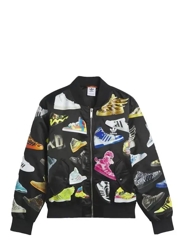 Adidas X Jeremy Scott Js Archive Bomber Jacket - Black