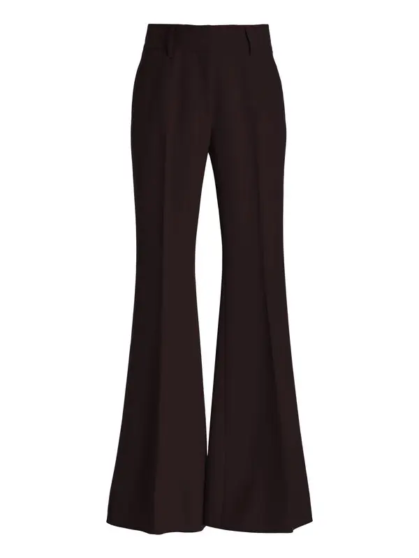 Gabriela Hearst Rhein Pant In Sportswear Wool - Chocolate