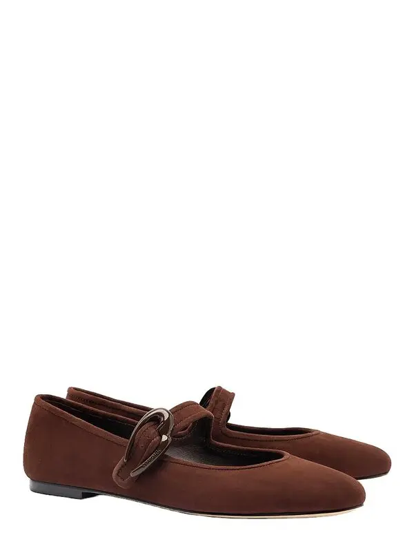 Larroude Verona Flats - Brown