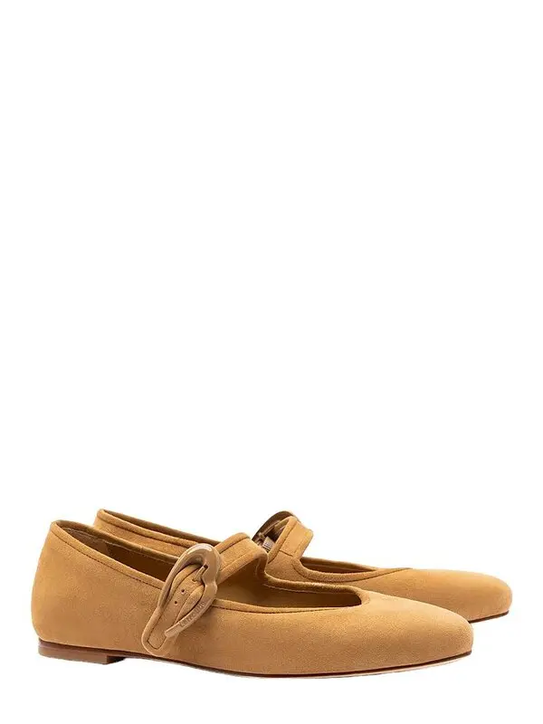 Larroude Verona Flats - Peanut