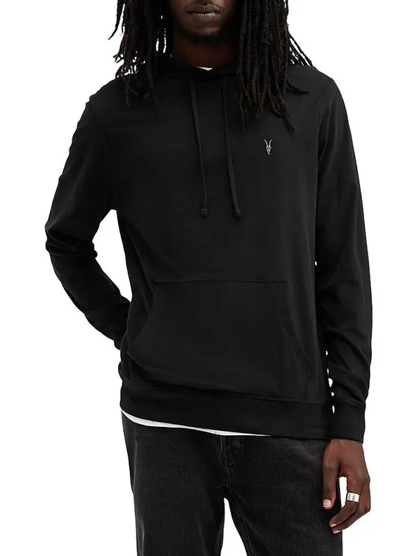 ALLSAINTS Brace Pullover Hoodie - Jet Black