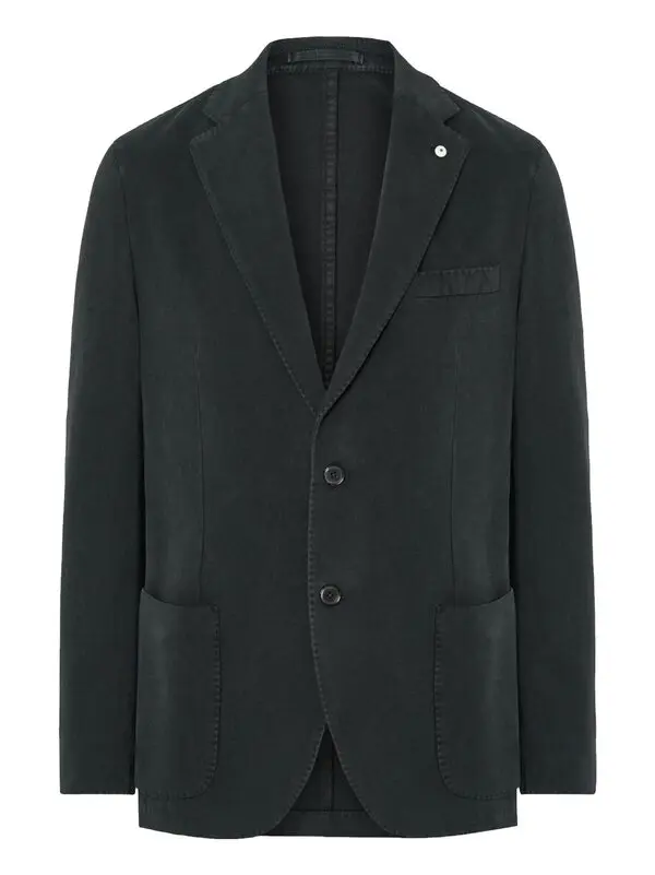 LUIGI BIANCHI MANTOVA Notched Blazer - Green