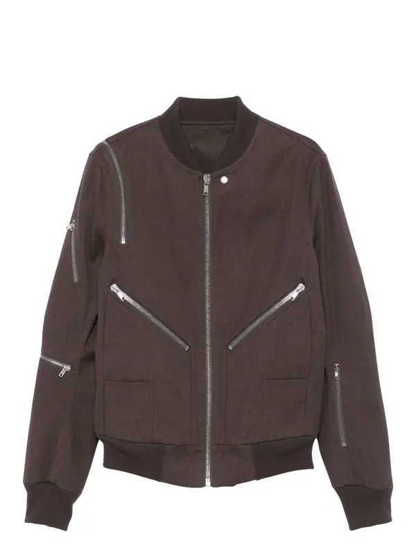 Rick Owens Headon Flightsuit Jacket - Brown