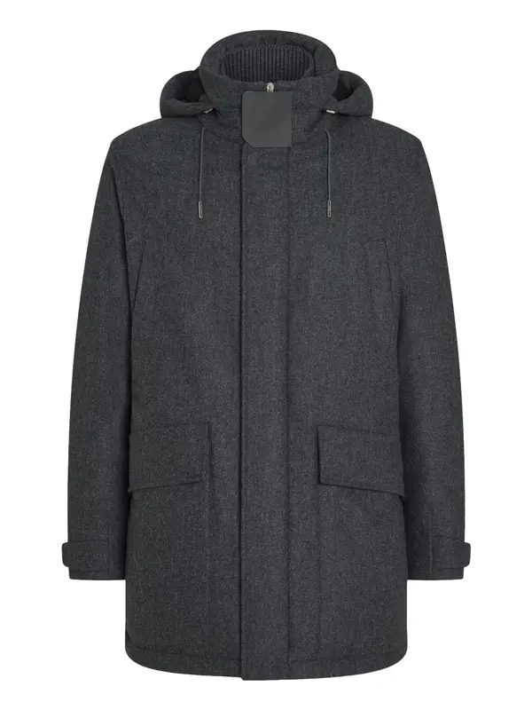 Zegna Wool Padded Jacket - Grey