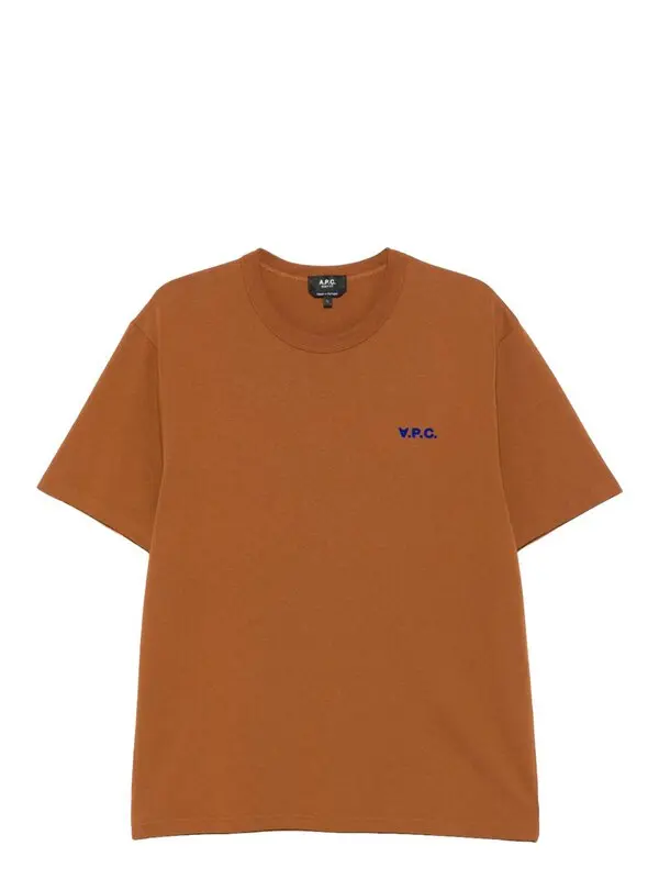 A.p.c. Boxy Petit Vpc T-shirt - Brown