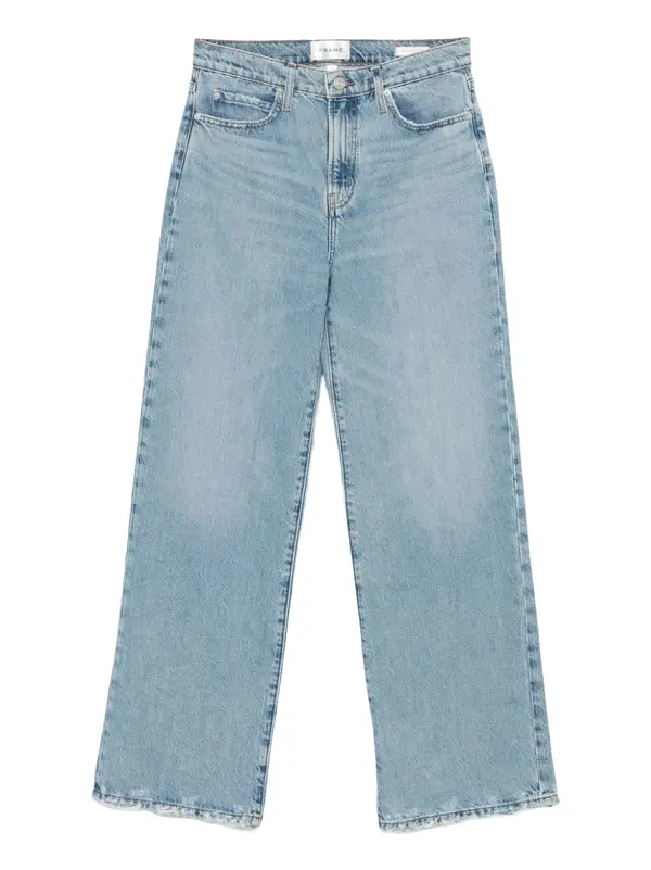 FRAME Jane Wide Leg Jeans - Blue