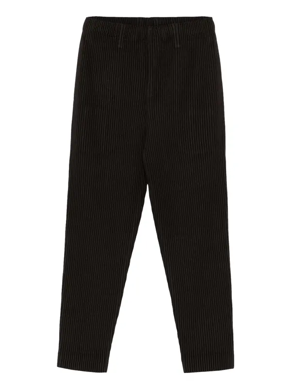 Issey Miyake Kersey Pleats Trousers - Brown