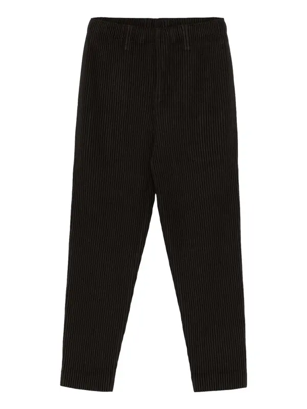 Issey Miyake Kersey Pleats Trousers - Brown