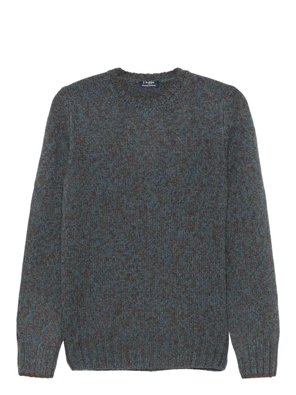 BARBA NAPOLI Virgin Wool Sweater - Blue