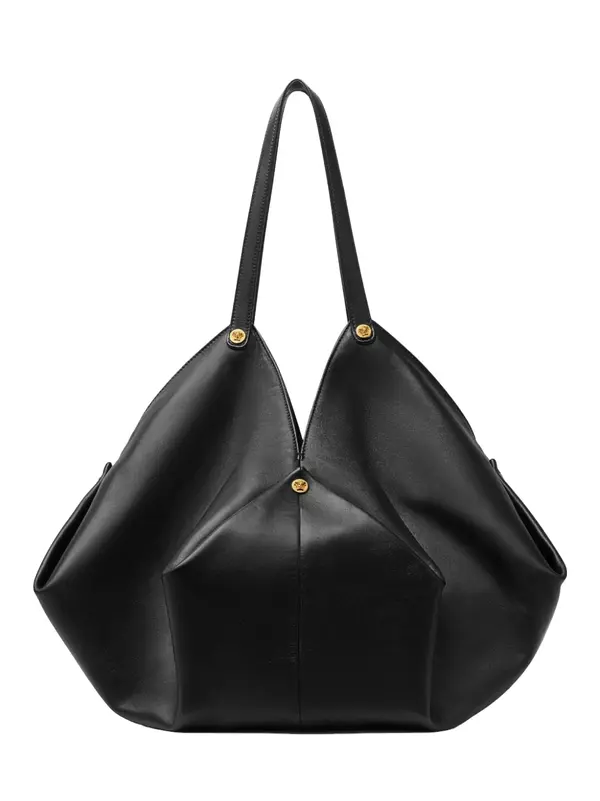 Versace Large Protea Shoulder Bag - Black