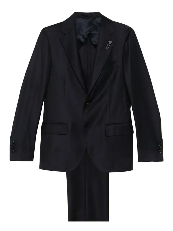 LARDINI Virgin-wool Suit - Blue