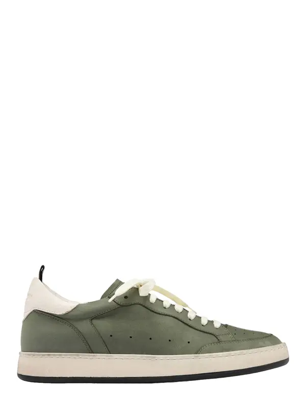 Officine Creative Suede Low-top Sneakers - Green