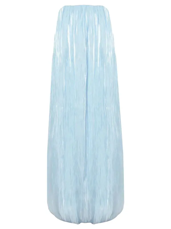 A.M.G. Balloon Maxi Dress - Blue
