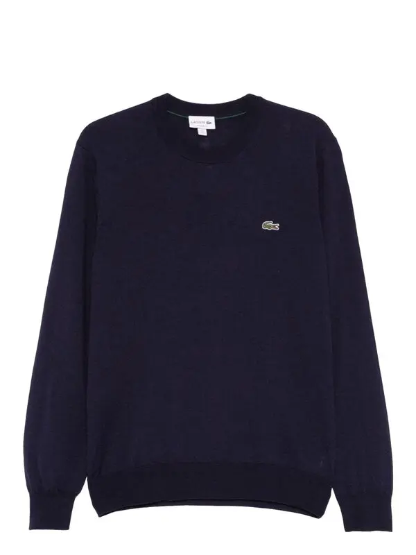 Lacoste Logo-embroidered Sweater - Blue