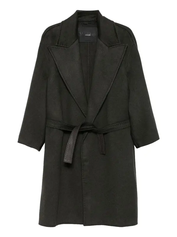 Max Mara Valle Mid-length Coat - Green