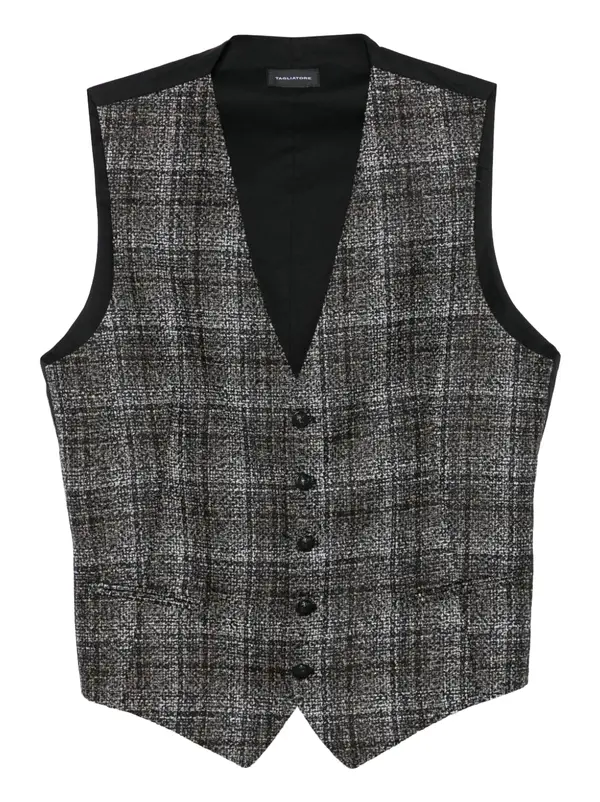 Tagliatore Brian Waistcoat - Black