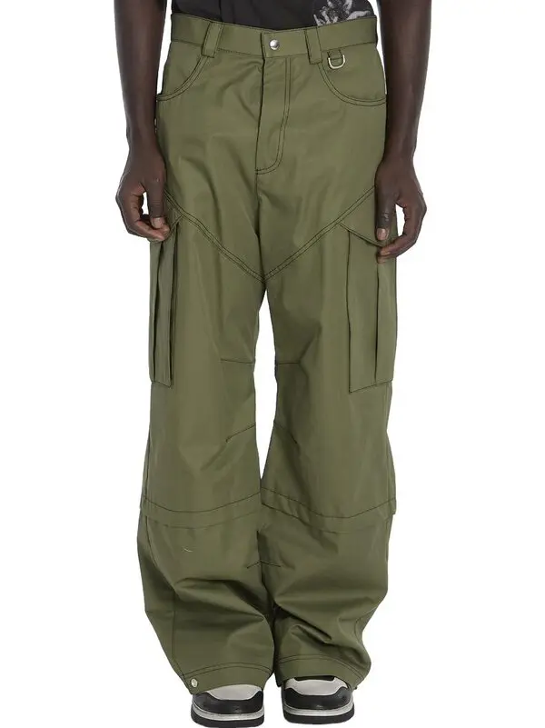 Off-White Cargo Pants - Green