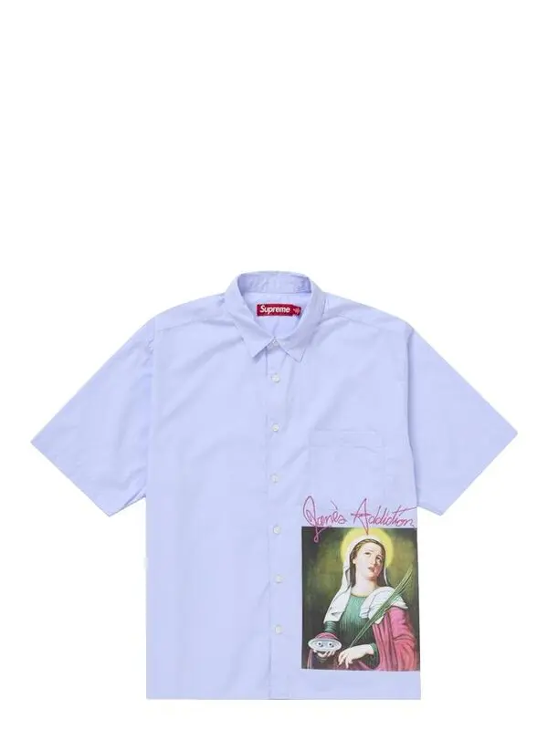 Supreme Jane’s Addiction Short Sleeve Shirt - Light Blue
