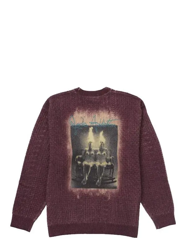 Supreme Jane’s Addiction Cardigan - Burgundy