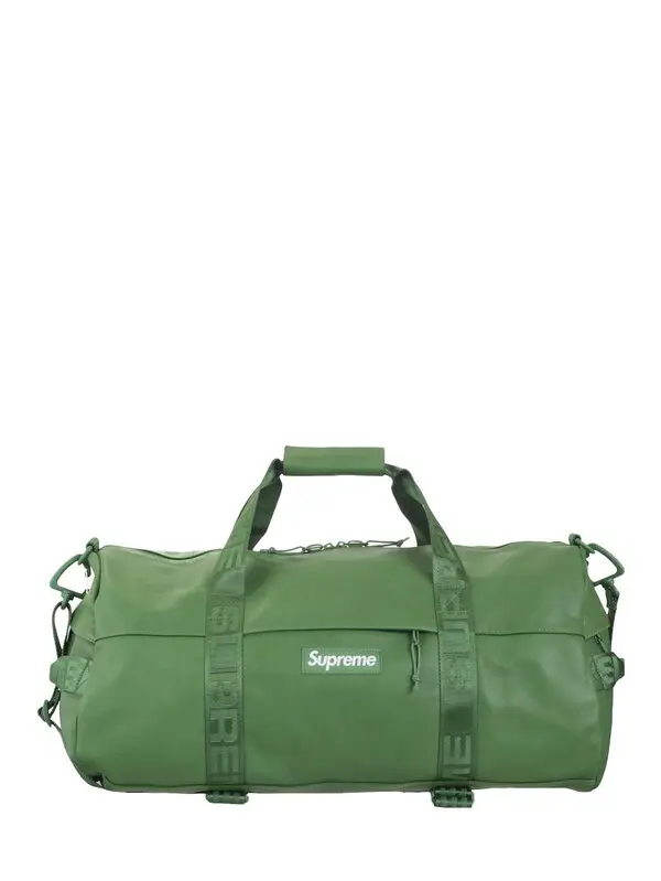 Supreme Leather Duffle Bag - Green