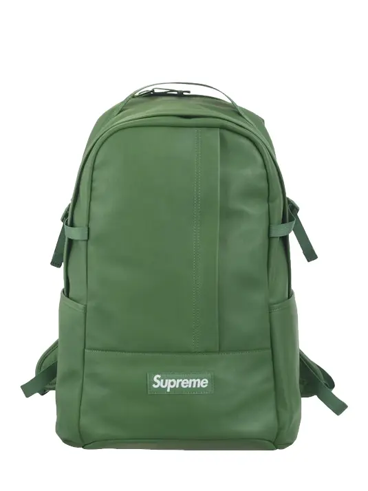 Supreme Leather Backpack - Green