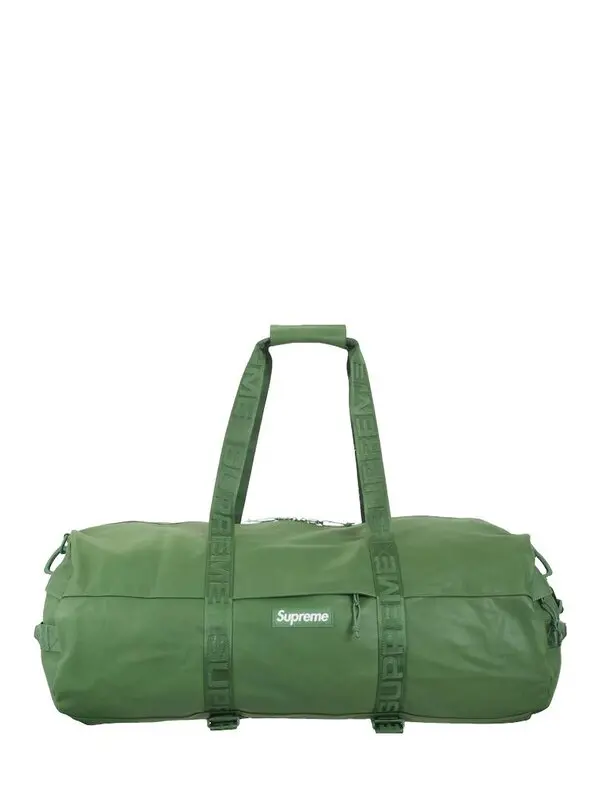 Supreme Leather Large Duffle Bag - Green