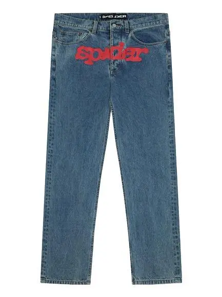 SP5DER V3 Indigo Denim - Light Wash Denim