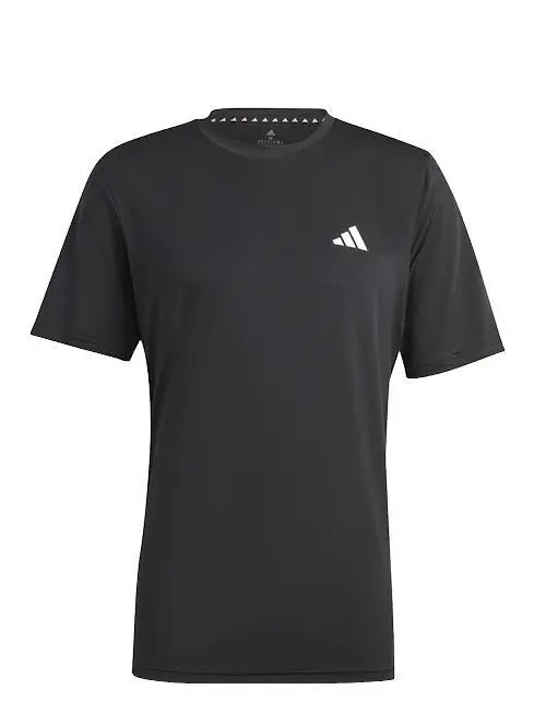 Adidas Train Essentials Stretch Training Tee Shirt - Black/white