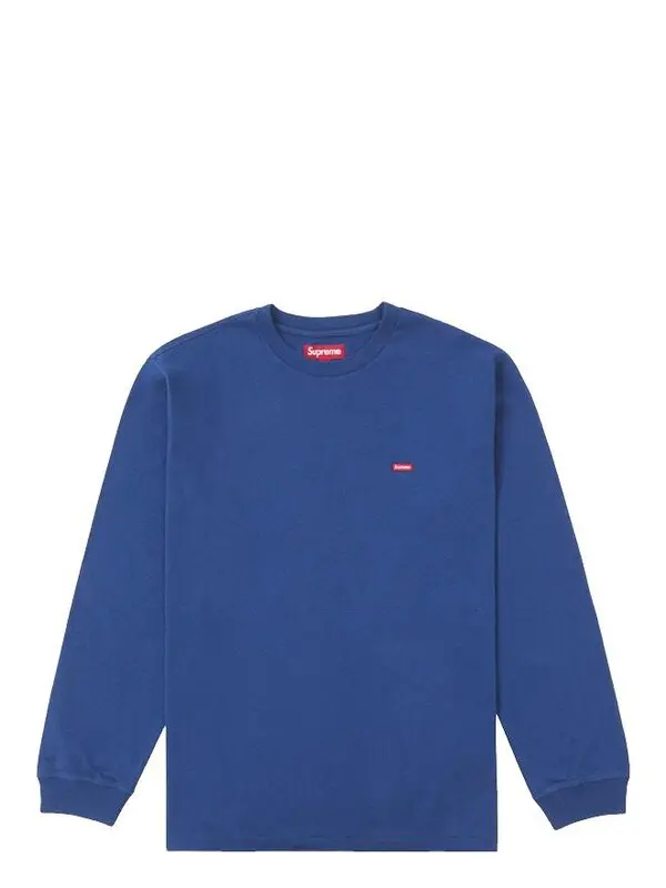 Supreme Small Box Long Sleeve Tee Shirt - Dark Royal
