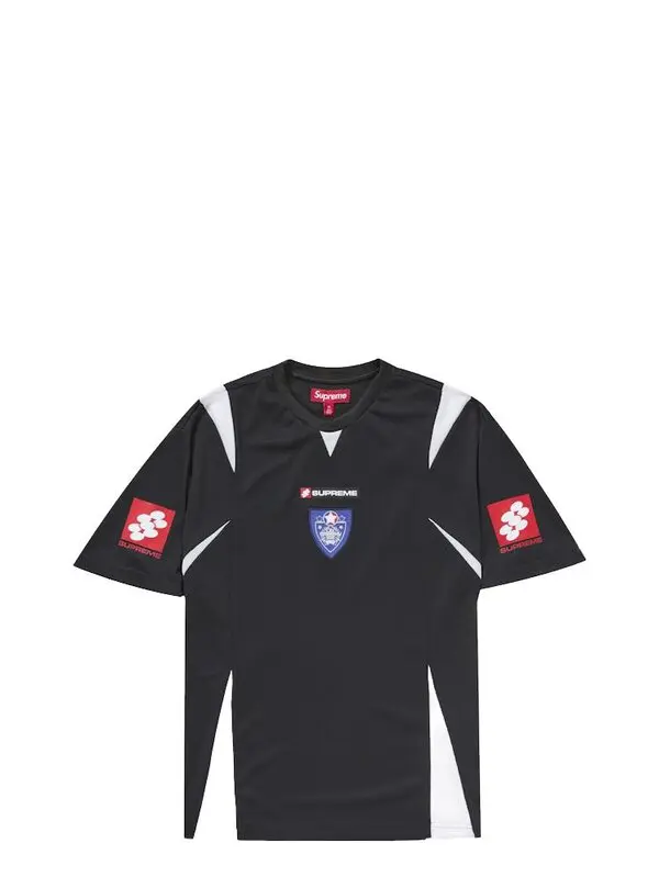 Supreme Crest Soccer Jersey - Black