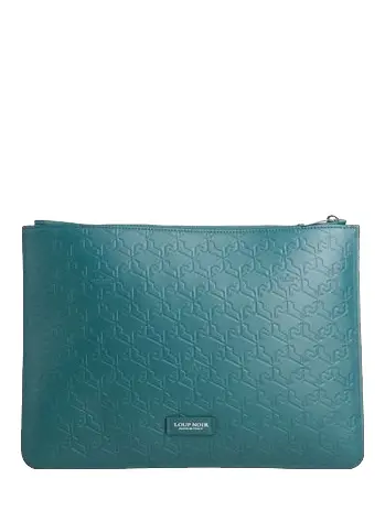 LOUP NOIR Handbag Deep Teal Calfskin - Green