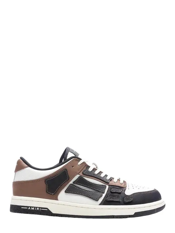 Amiri Skel Top Low Sneakers - Black/brown