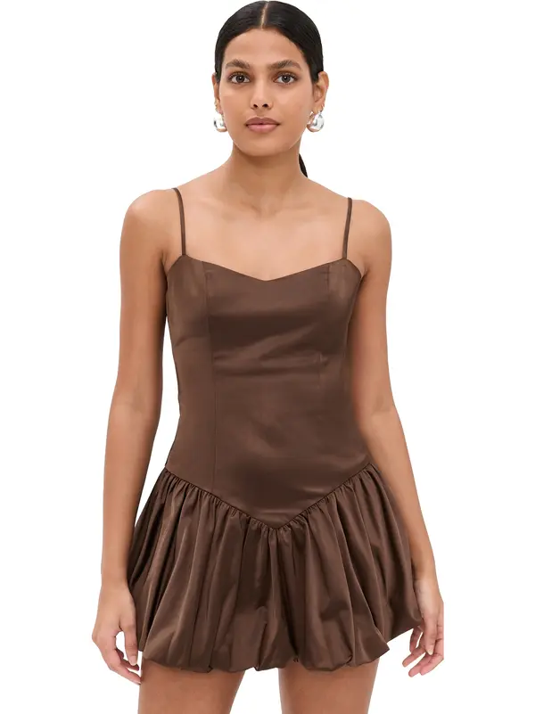 Lioness Dollhouse Mini Dress - Coffee