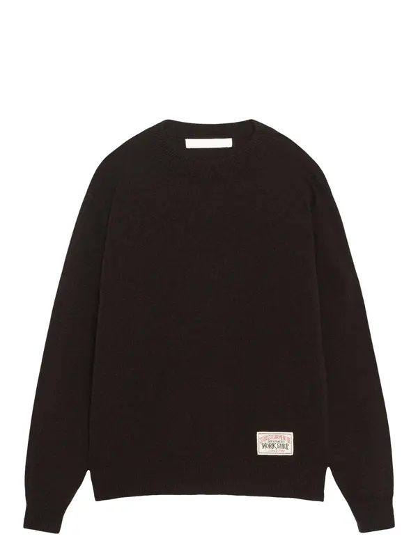 StÜssy X Our Legacy Work Shop Knitted Roundneck Sweater - Brown