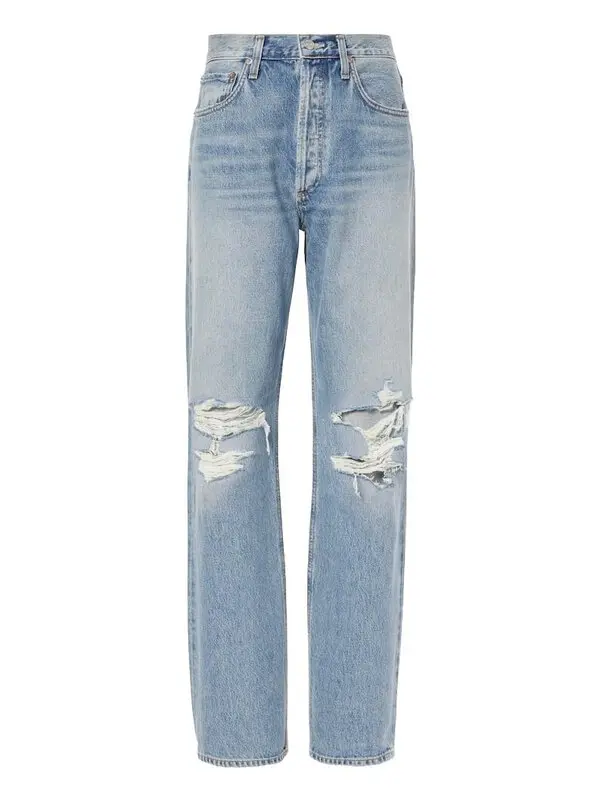AGOLDE Kelly High-rise Straight Jeans - Blue