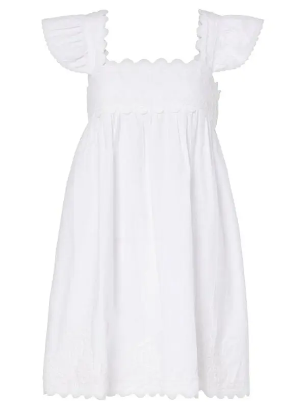 JULIET DUNN Cotton Minidress - White