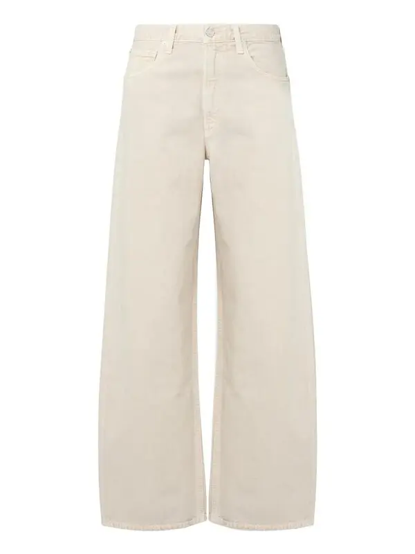 AGOLDE Low Curve Barrel-leg Jeans In Scone - Beige