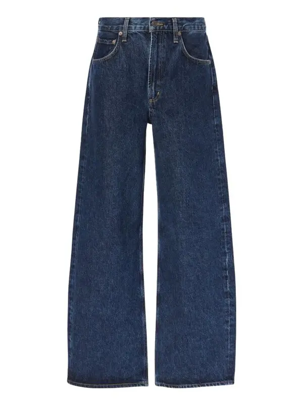 AGOLDE - Agolde Low Curve Mid-Rise Barrel-Leg Jeans