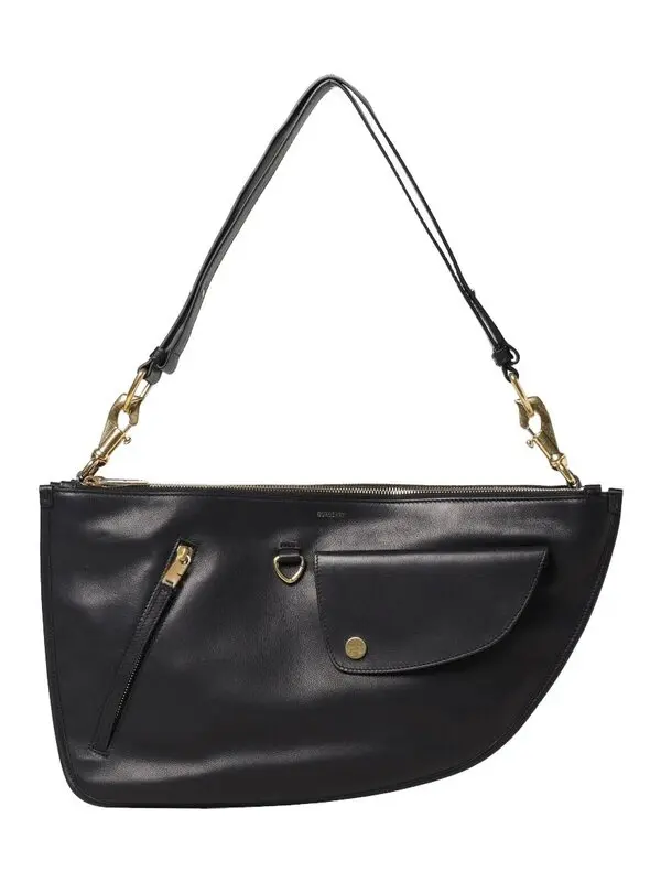 Burberry Leather Shoulder Bag - Black