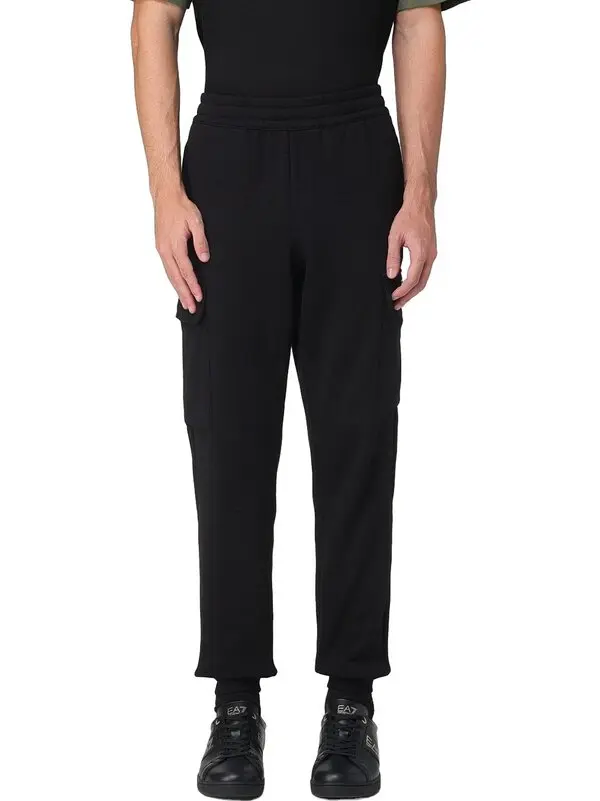 EA7 Straight Leg Pants - Black