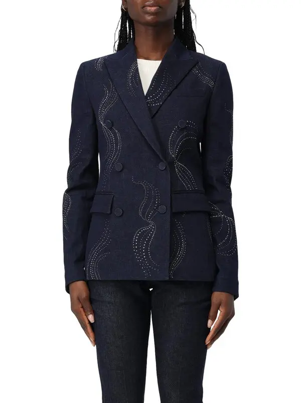 DONDUP Embellished Double-breasted Blazer - Blue