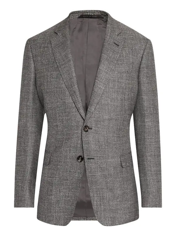 Giorgio Armani Textured Sport Coat - Black