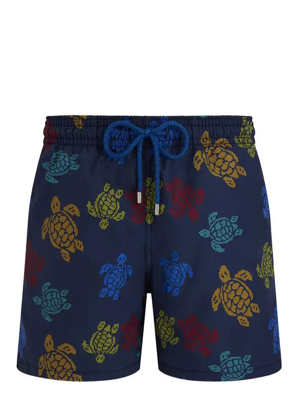 Vilebrequin Moorea Turtle Board/boxer Shorts - Navy