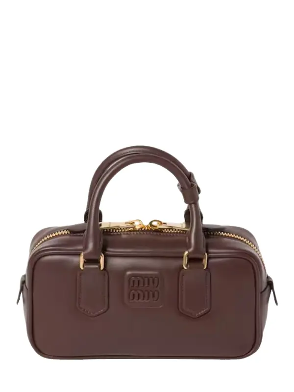 Miu Miu Arcadie Leather Bag - Briarwood