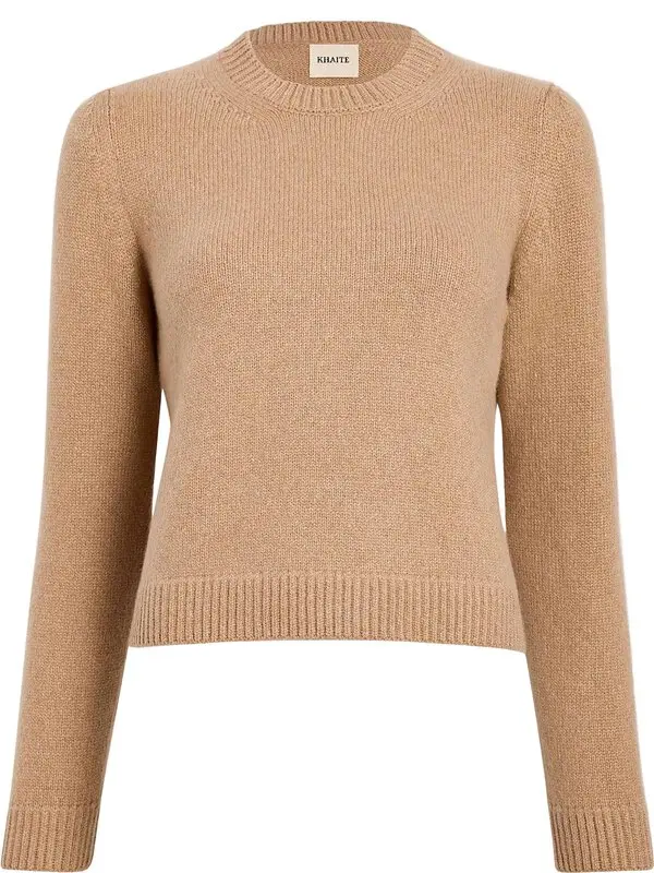 Khaite Leta Cashmere Pullover - Biscotti