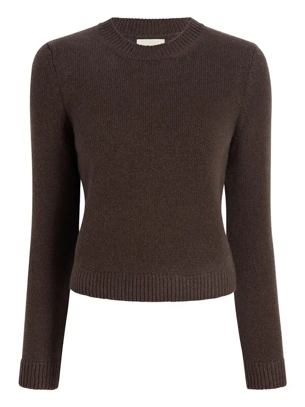 Khaite Leta Cashmere Pullover - Coffee
