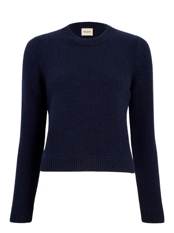 Khaite Leta Cashmere Pullover - Midnight Navy