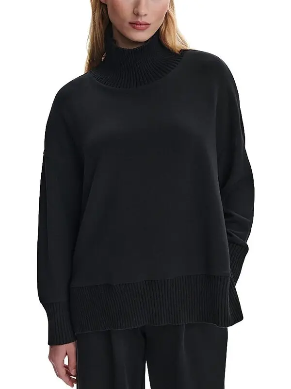 Varley Barker High Neck Sweatshirt - Black