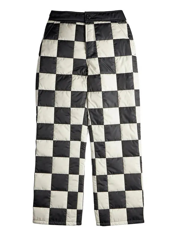 COACHTOPIA Loop Puffer Pants With Checkerboard Quilting - Black/cloud